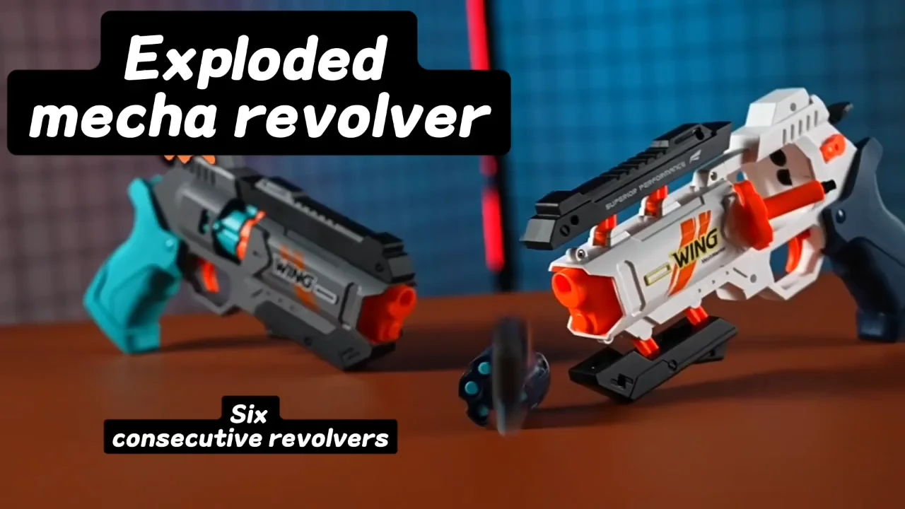 Children's Shell-throwing Soft Gun Toy Gun Simulation Model Boy Pistol ...