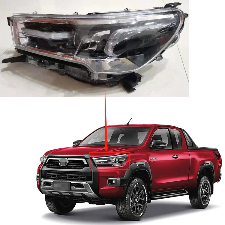 New LED Head Lamp 81110-YP100 81150-YP100 for Hilux Revo Rocco 2020 2021