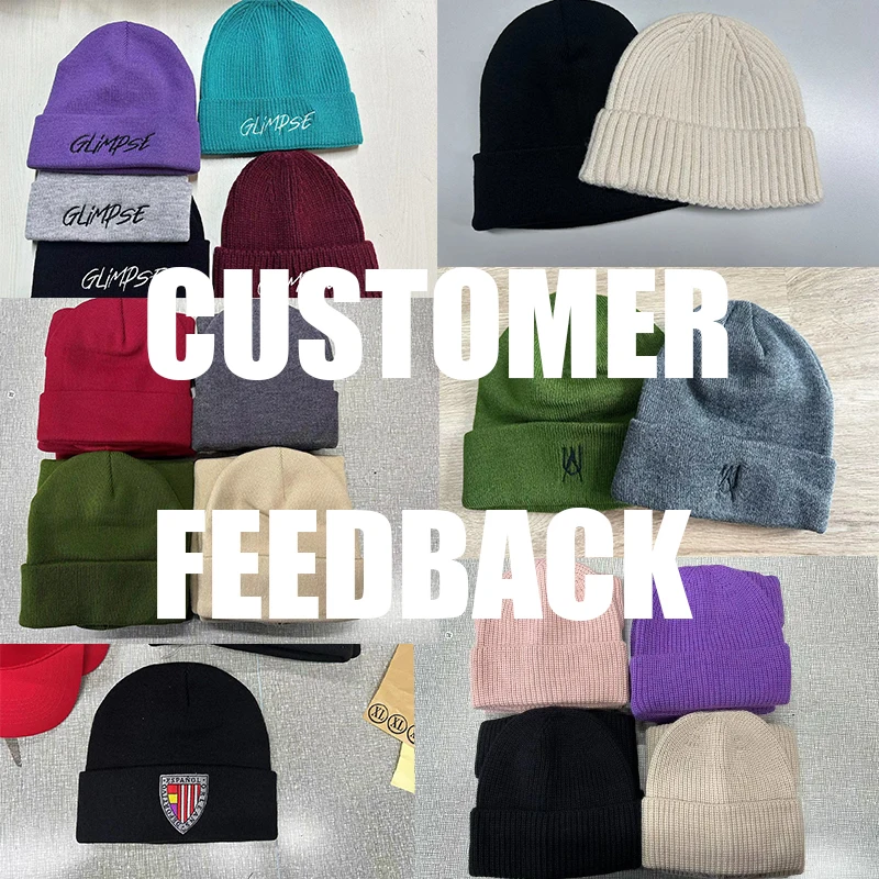 Solid Color Outdoor Warm Customize Winter Hats Skull Caps for Men Women ...