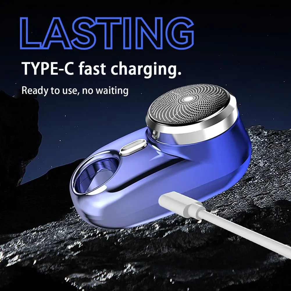 2023 Trending Rechargeable Washable Men Razor Power Display Mini Travel ...