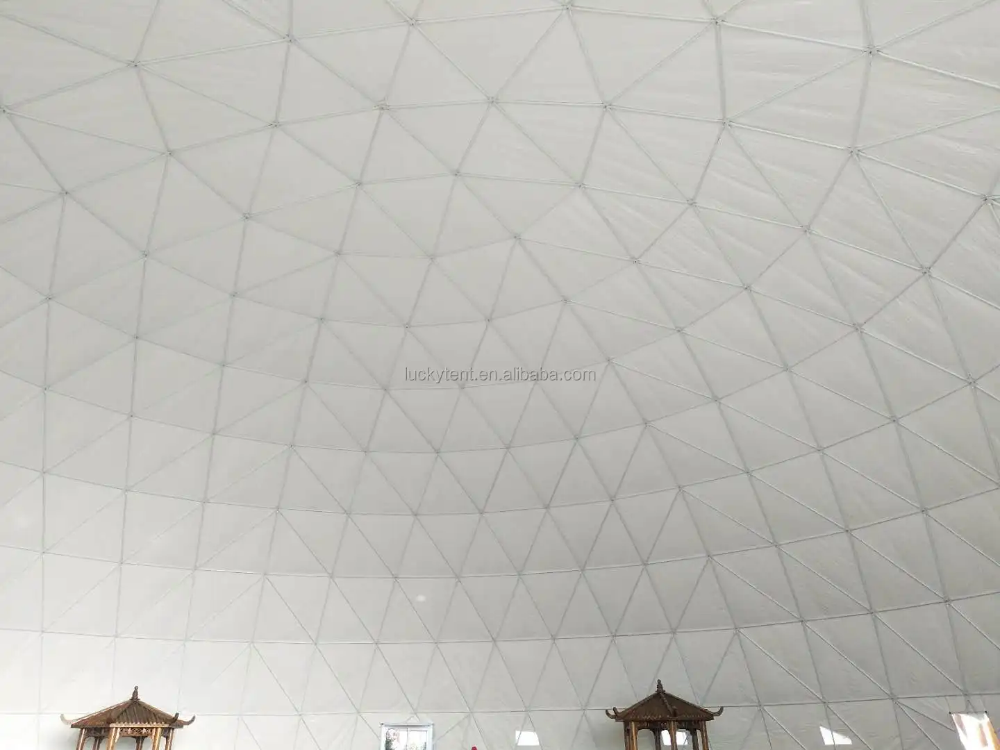 Spherical Design Outdoor Projection 30m Diameter Eco Geometric Dome ...