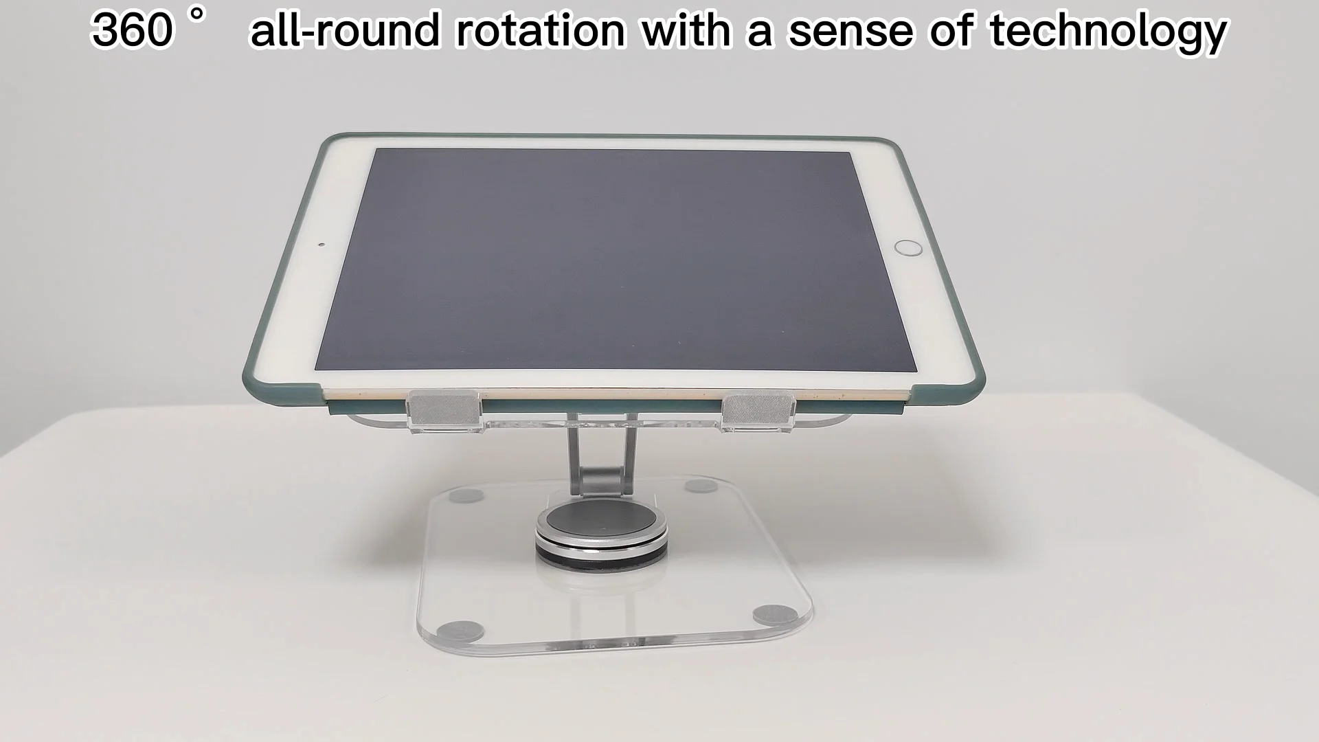 Notebook Support Desktop Computer Stand 360 Rotating Base Laptop Stand ...
