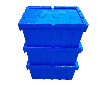 Industrial Stackable And Nestable Plastic Storage Container Box ...