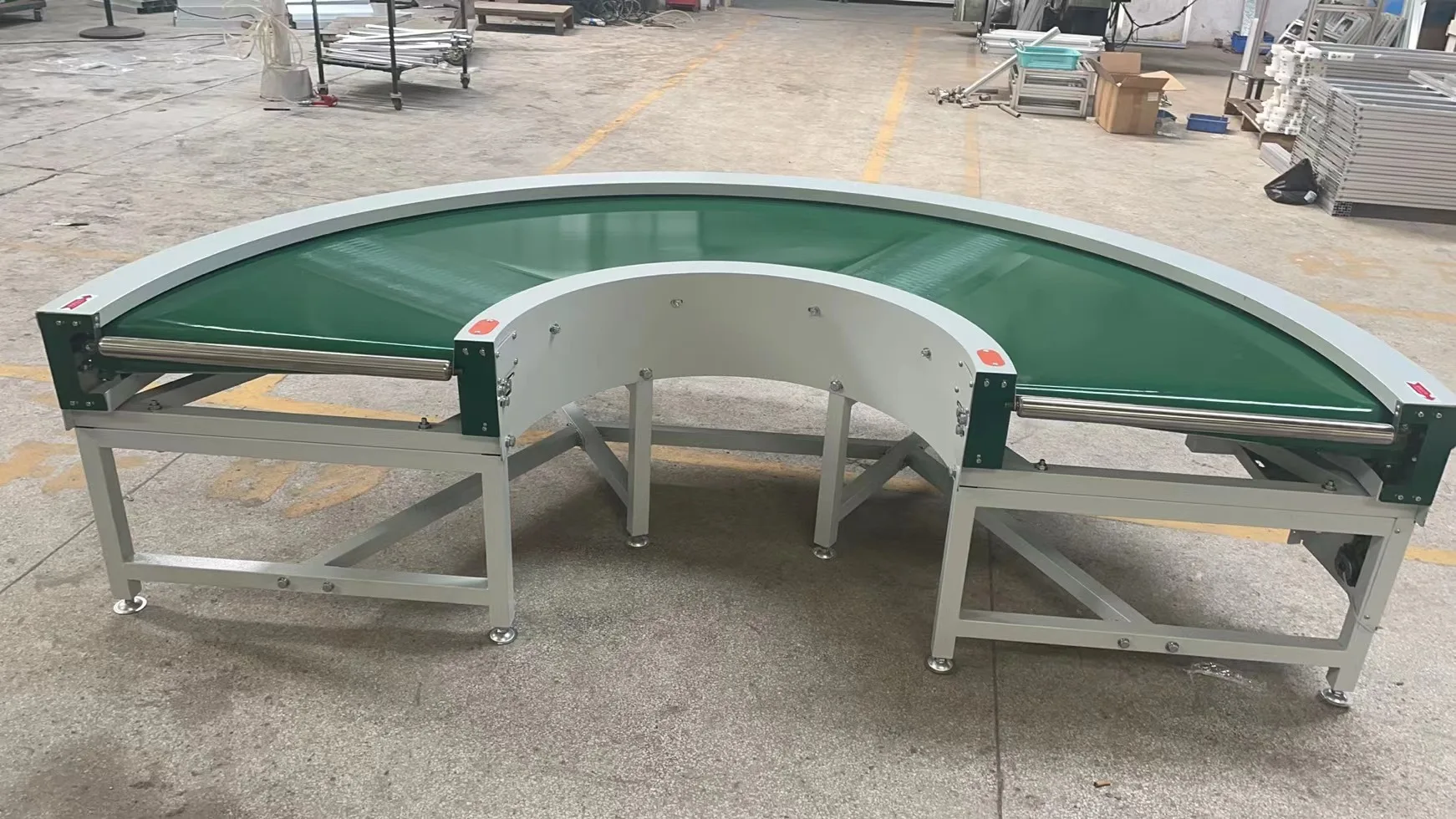 180 Degree PVC Turning Belt Conveyor - Efficient & Durable