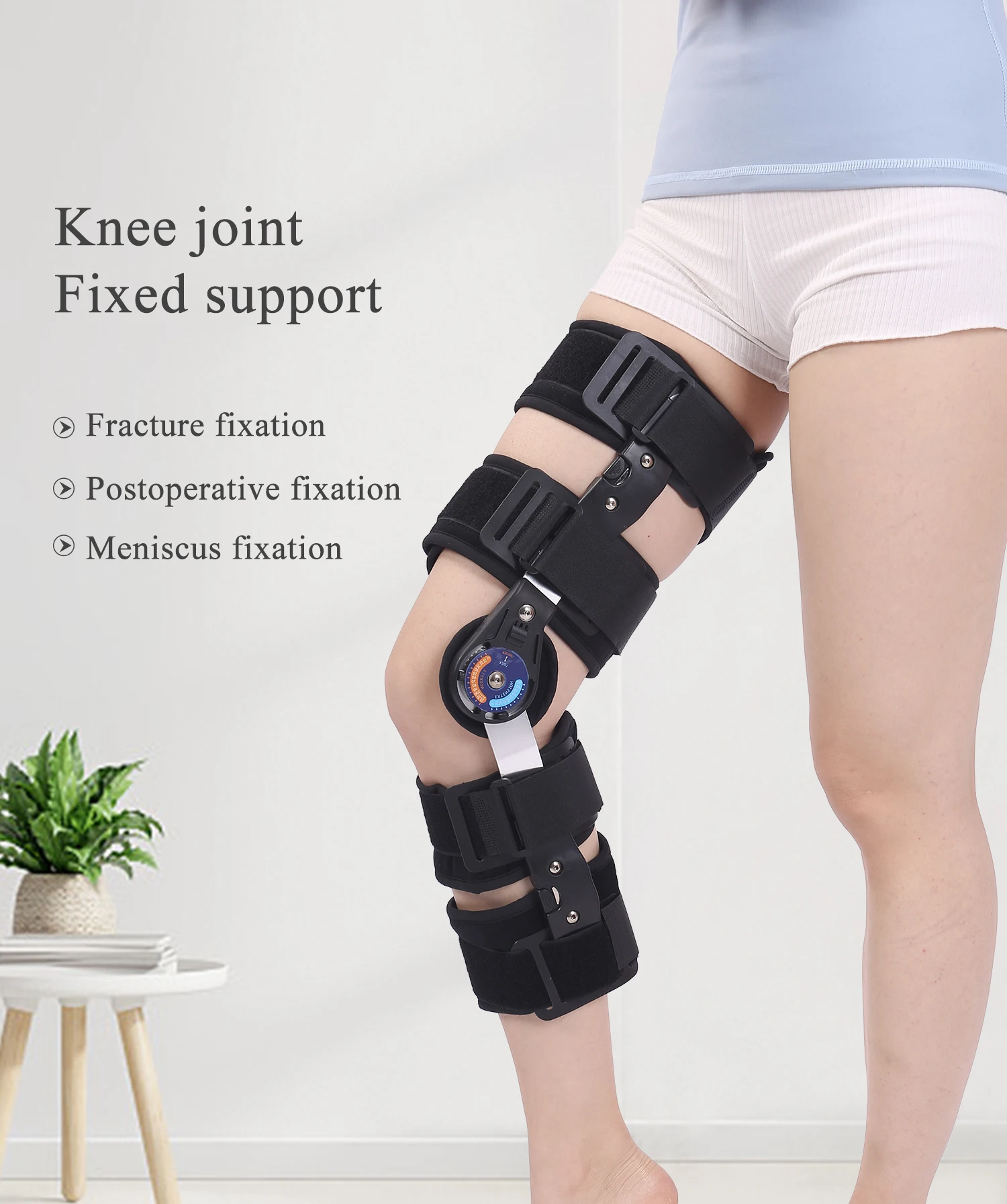 Adjustable Knee Joint Fixation Bracket Meniscus Postoperative ...