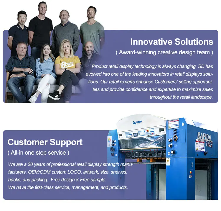 Custom Design Counter Top Display Rack Retail Store Products Food Tool ...