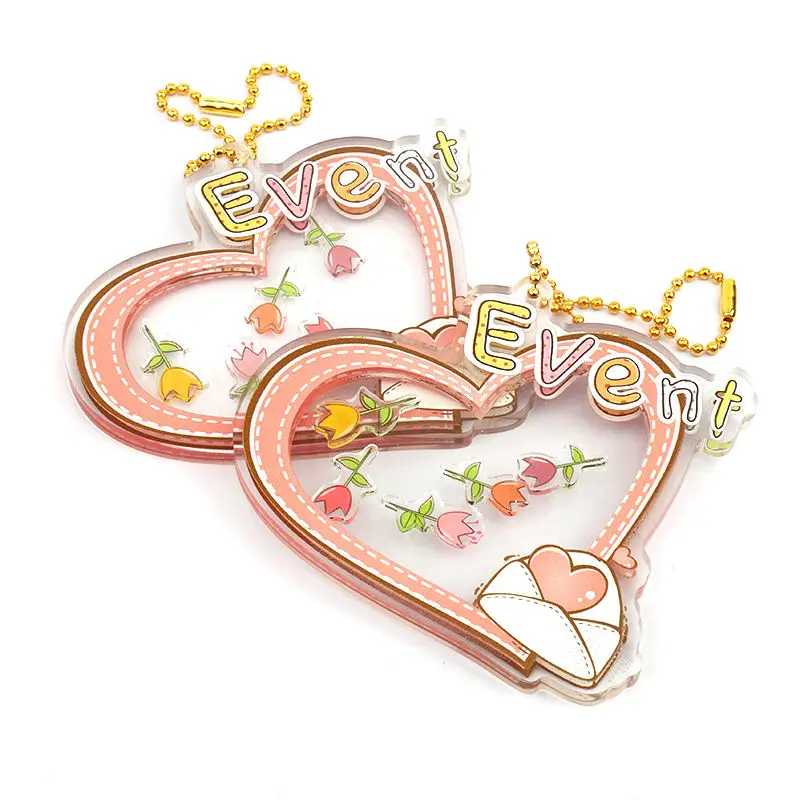 Custom Acrylic Shaker Charms - Eco-Friendly Promotional Gifts