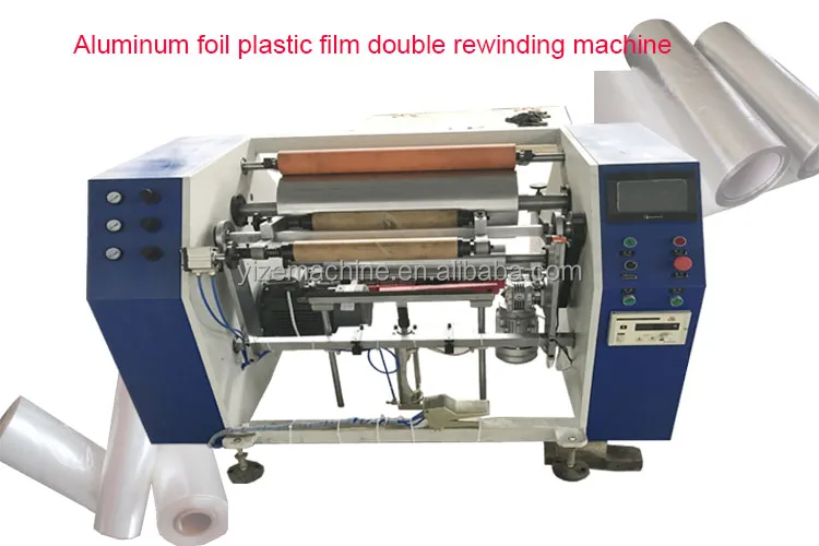 Full Automatic Strech Film Rewinder Machine Aluminium Foil Rewinding ...