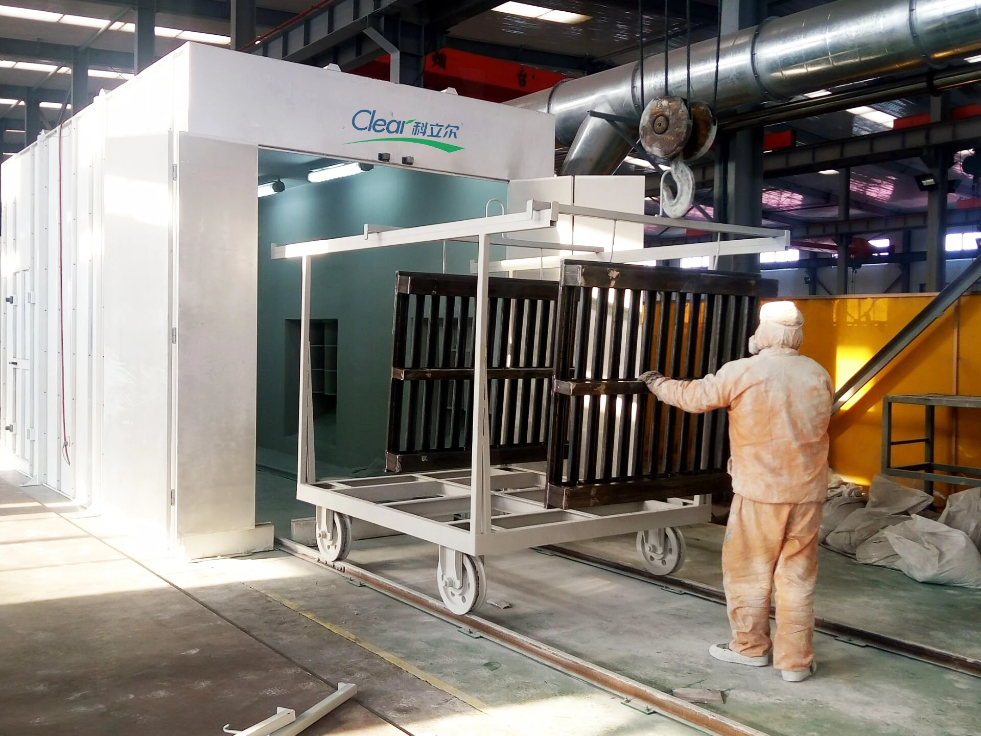 Aluminium Powder Coat Booth - Efficient Powder Coating
