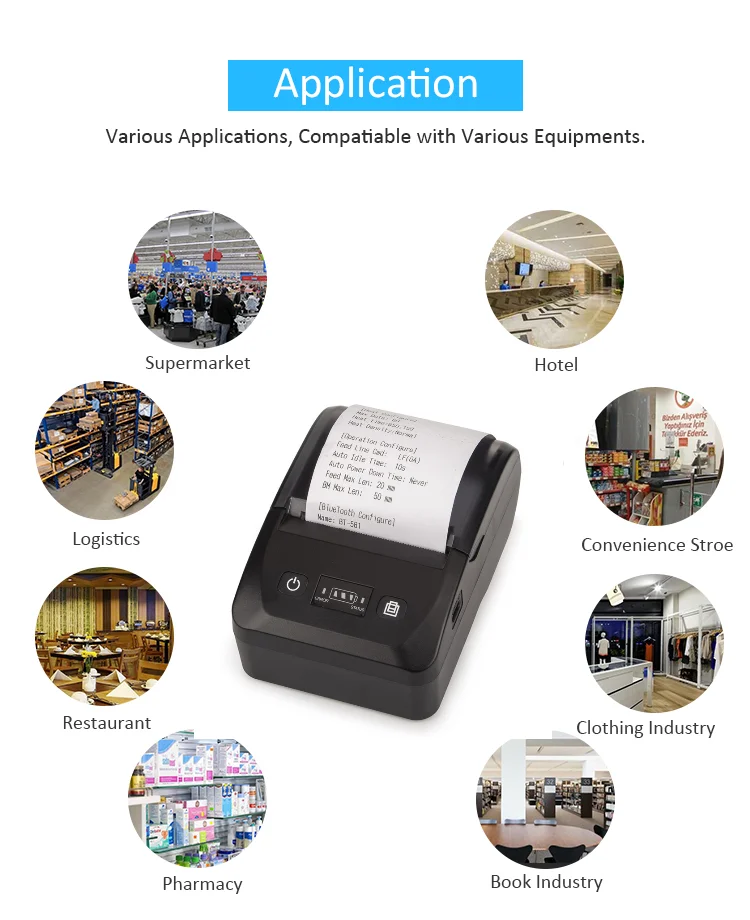 Cheap Price Thermal Printer for Parking Tickets & More