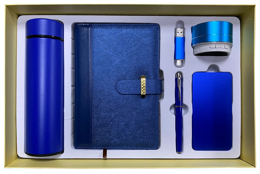 2022 Business Gift Set - Thermos Cup & Metal Pen Notebook