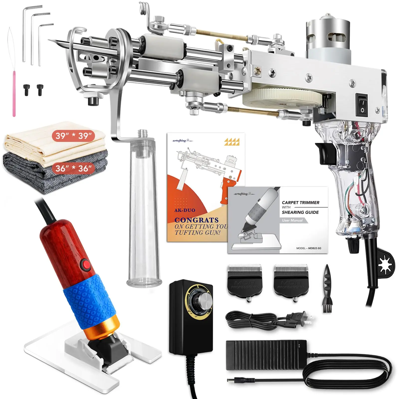 carpet Weaving Machine Display tufting Gun Commercial Rug Ak Air Jet ...