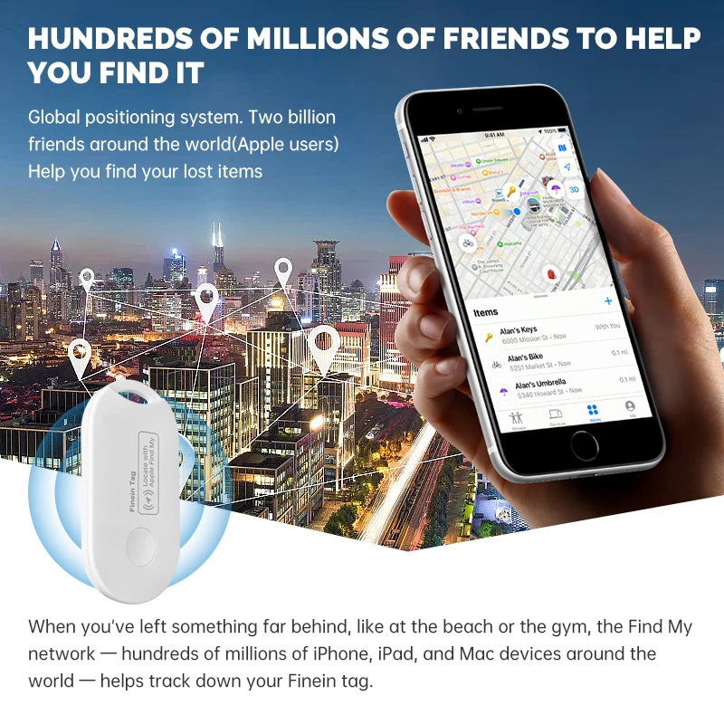 Private Label Originales Tracking Devices Keys Mfi Localizador Itag ...