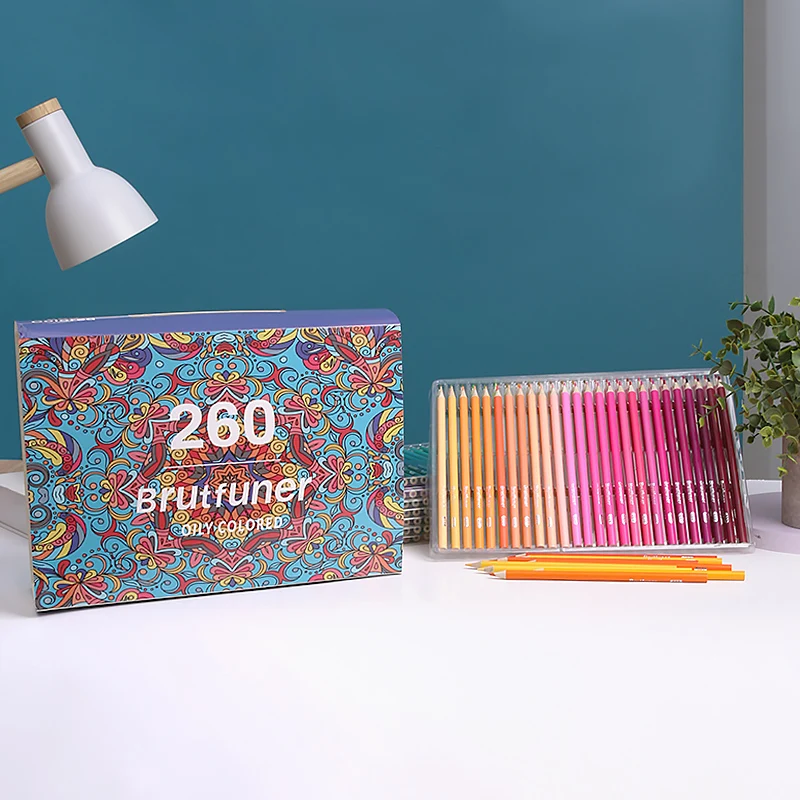 260 Color Professional Art Drawing Set En71-1/2/3 Certification Oily ...