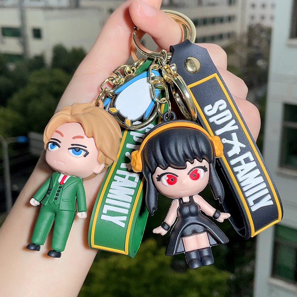 Spy X Family Aesthetic Keychain Anime Figures Twilight Anya Yor Loid ...