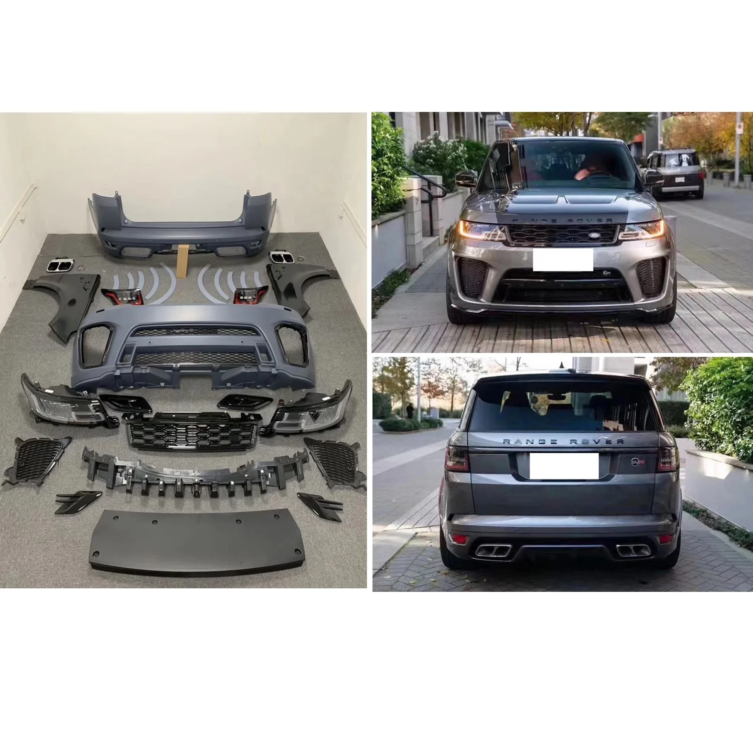 2014 2017 Upgrade To 2018 2022 OE SVR L494 Body kit For Land Rover Range Rover Sport Facelift Full Bodykit