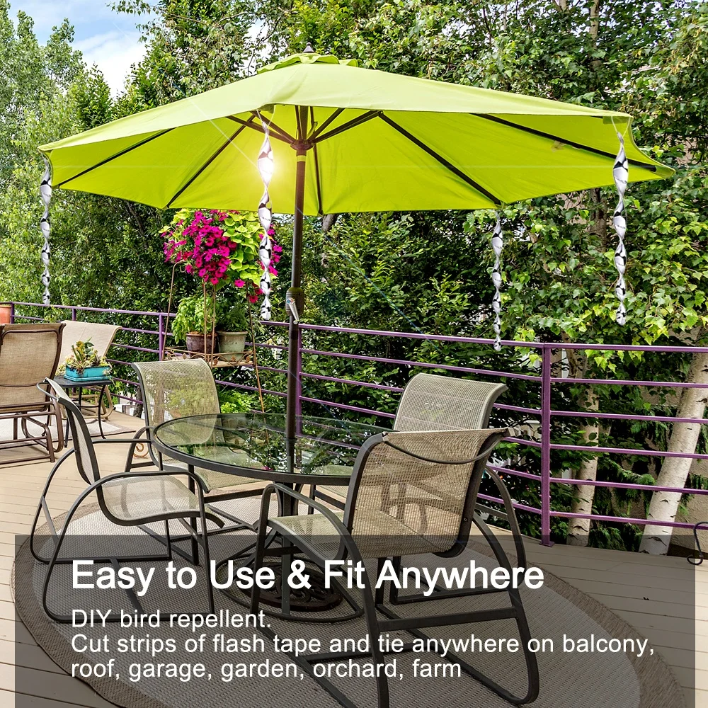 Effective Bird Repellent - 12 Inch Rotating Rod Deterrent