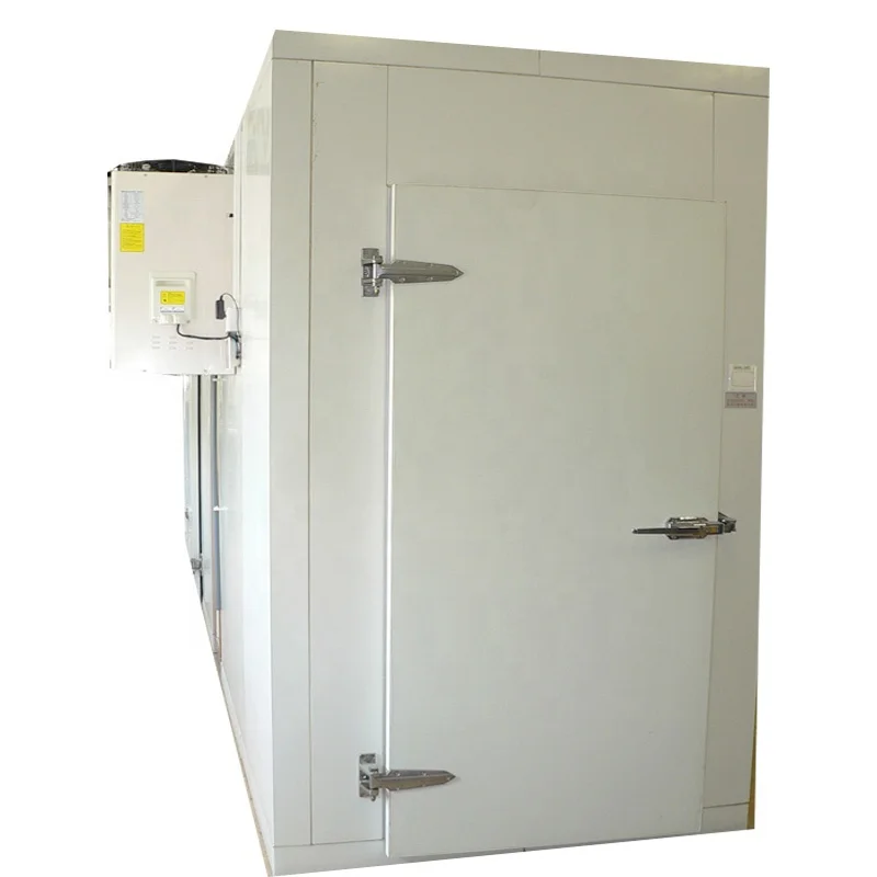 Small Freezer Room With Monoblock Condensing Unit Mushroom Growing ...