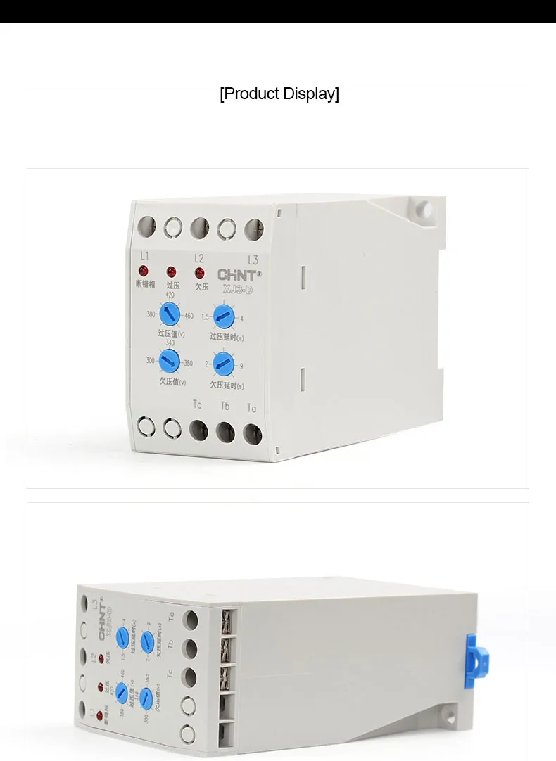 Chint Phase Break and Protection Relay - Overvoltage & Undervoltage Faults