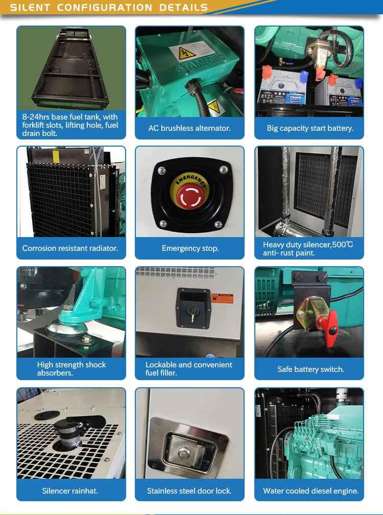 Deutz Diesel Generator Set 3Phase Alternator 30kw150 160kw 4cylinder ...