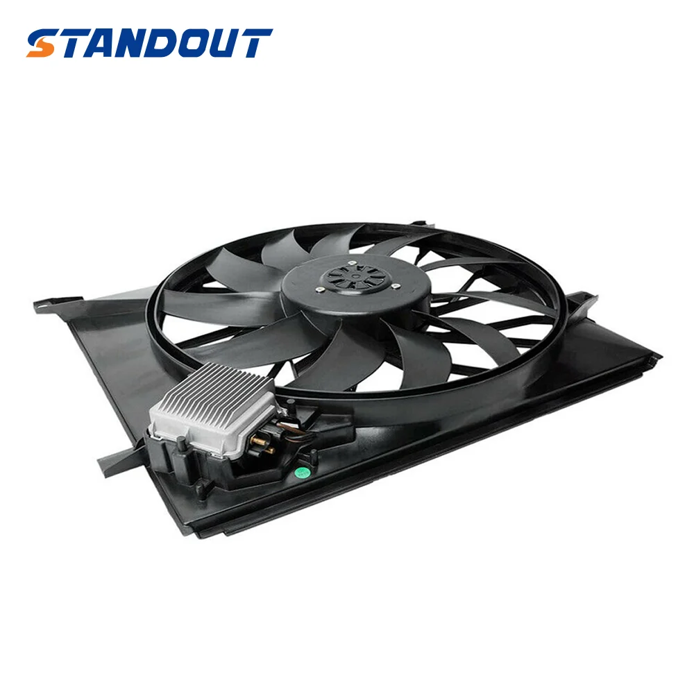 Brand New 17427640508 17427600557 300W Radiator Condenser Cooling Fan ...