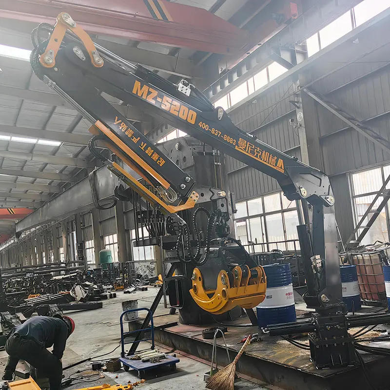 Hydraulic Wood Log Grapple - Efficient Timber Manipulator