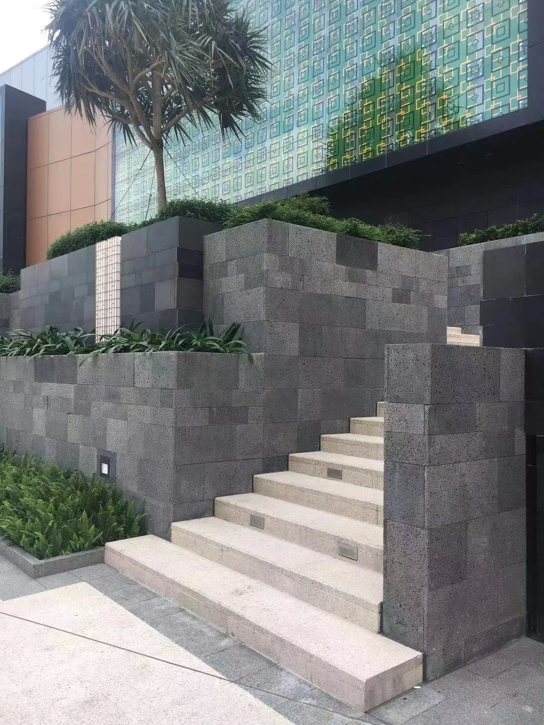 Lava Stone Black Basalt Cobble Mesh Cobblestone Driveway Pavers For ...