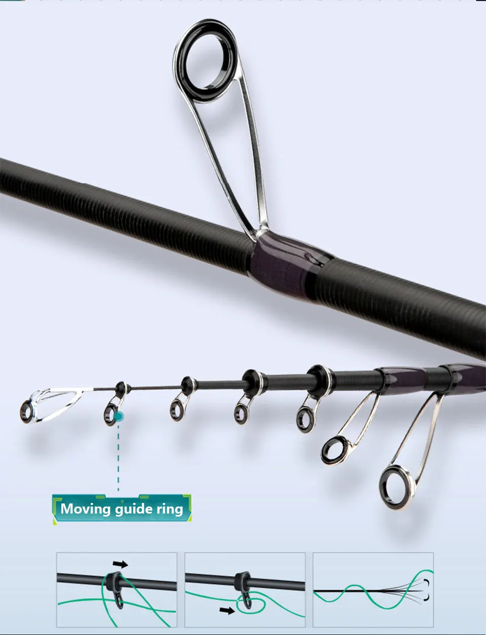 Letoyo 180cm 210cm Portable Cheaper Freshwater Saltwater Lure Rod ...