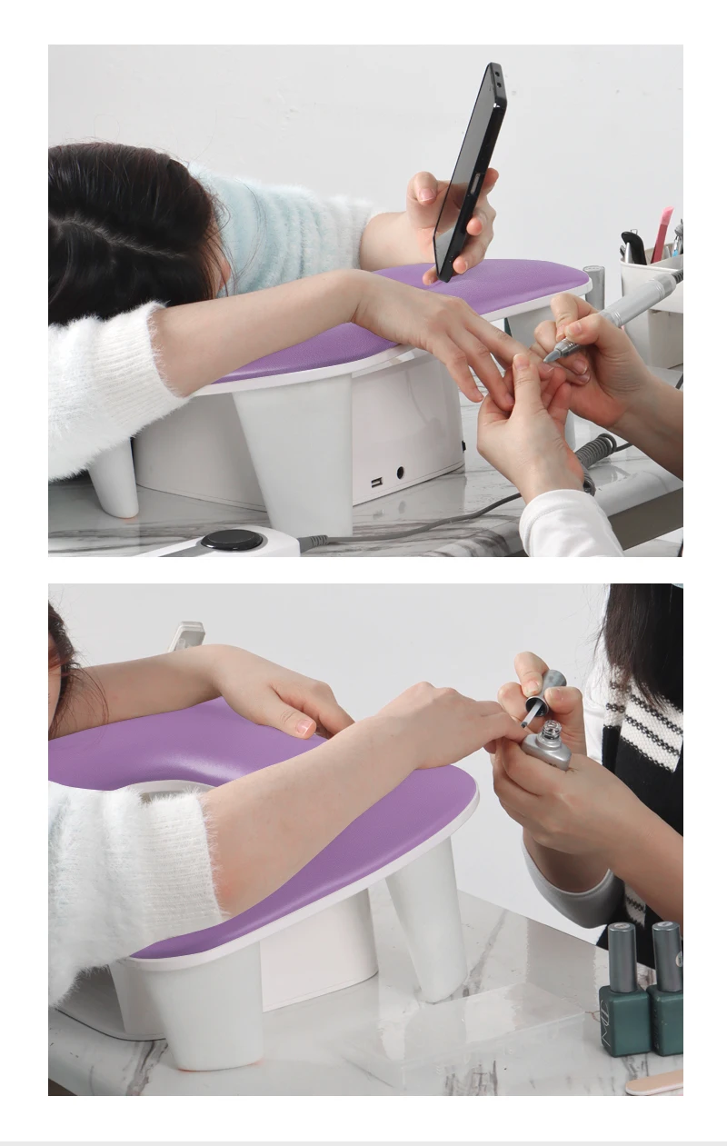 SNRQI Low Price Wholesale Arm Rest for Nails Tech U1 Adjustable Height ...