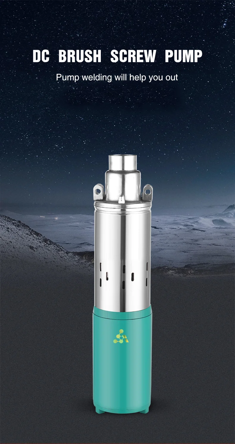 Amazing Solar 48v 370w Dc Screw Solar Deep Well Pump Solar Irrigation ...