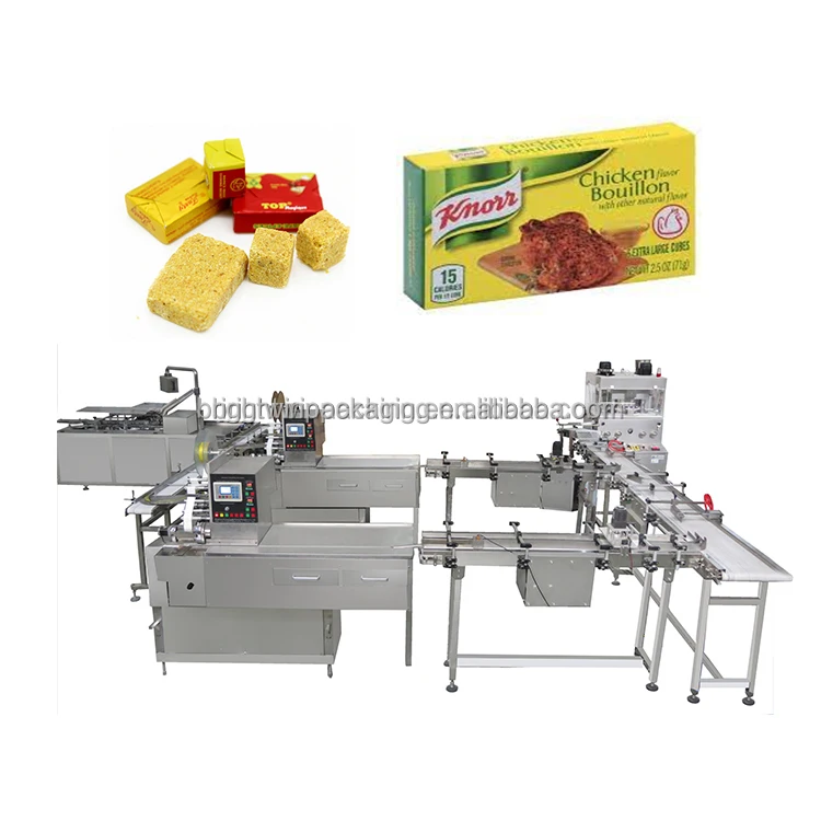 China Supplier Cube Pressing Machine Bouillon Cube Chicken Stock ...