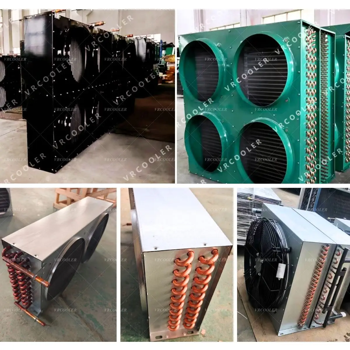 FNH Fin Type Refrigeration Cooper Tube Condenser for Cold Room