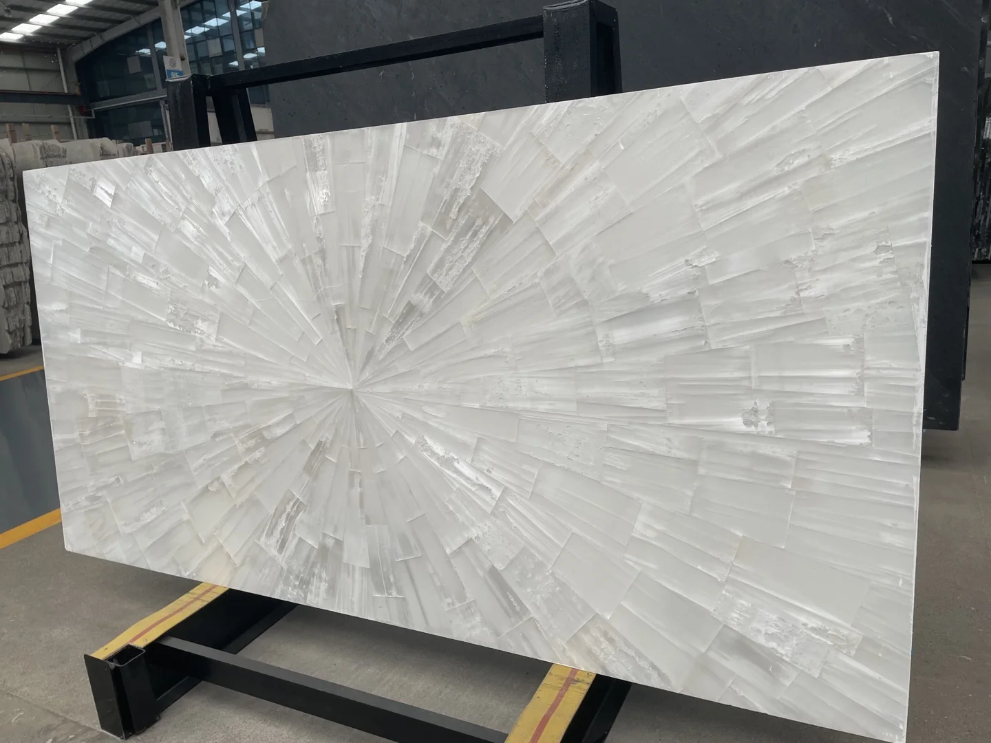 Customize Natural Gem Stone White Luxury Stone Slab Wall Decoration ...