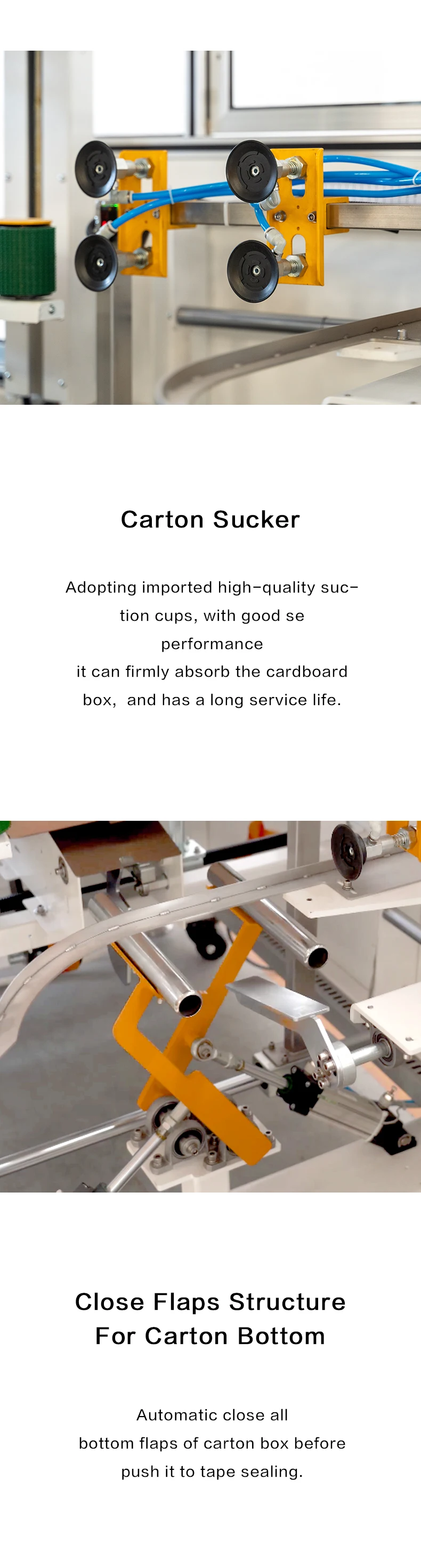 YUPACK Case Erector - Efficient Box Forming Machine