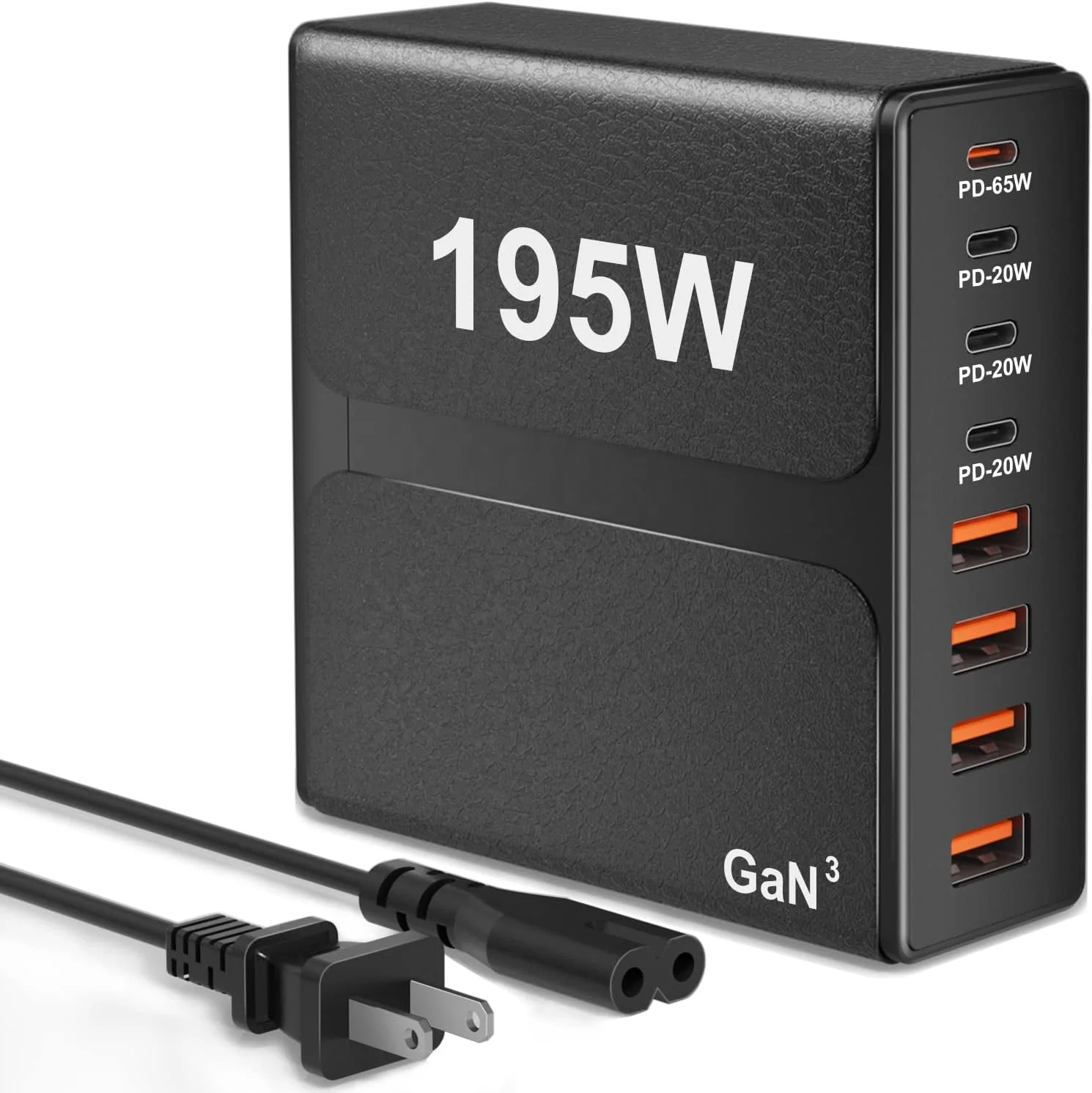 180w Multi Ports Fast Charging Station Charger Adatper With 4 Usb A And ...