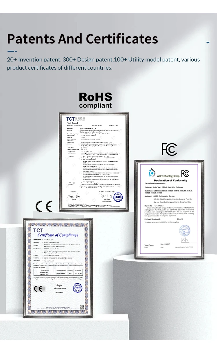 ORICO 3.5 Inch USB3.0 5Gbps 50TB SATA External 5 Bay Magnetic Hard Disk ...