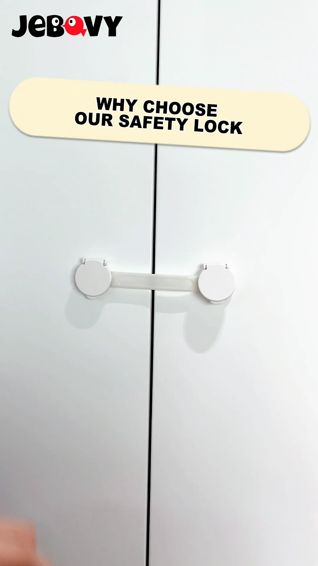 Customized Cute Panda Drawer Lock Adjustable Strap Baby Safety Locks ...