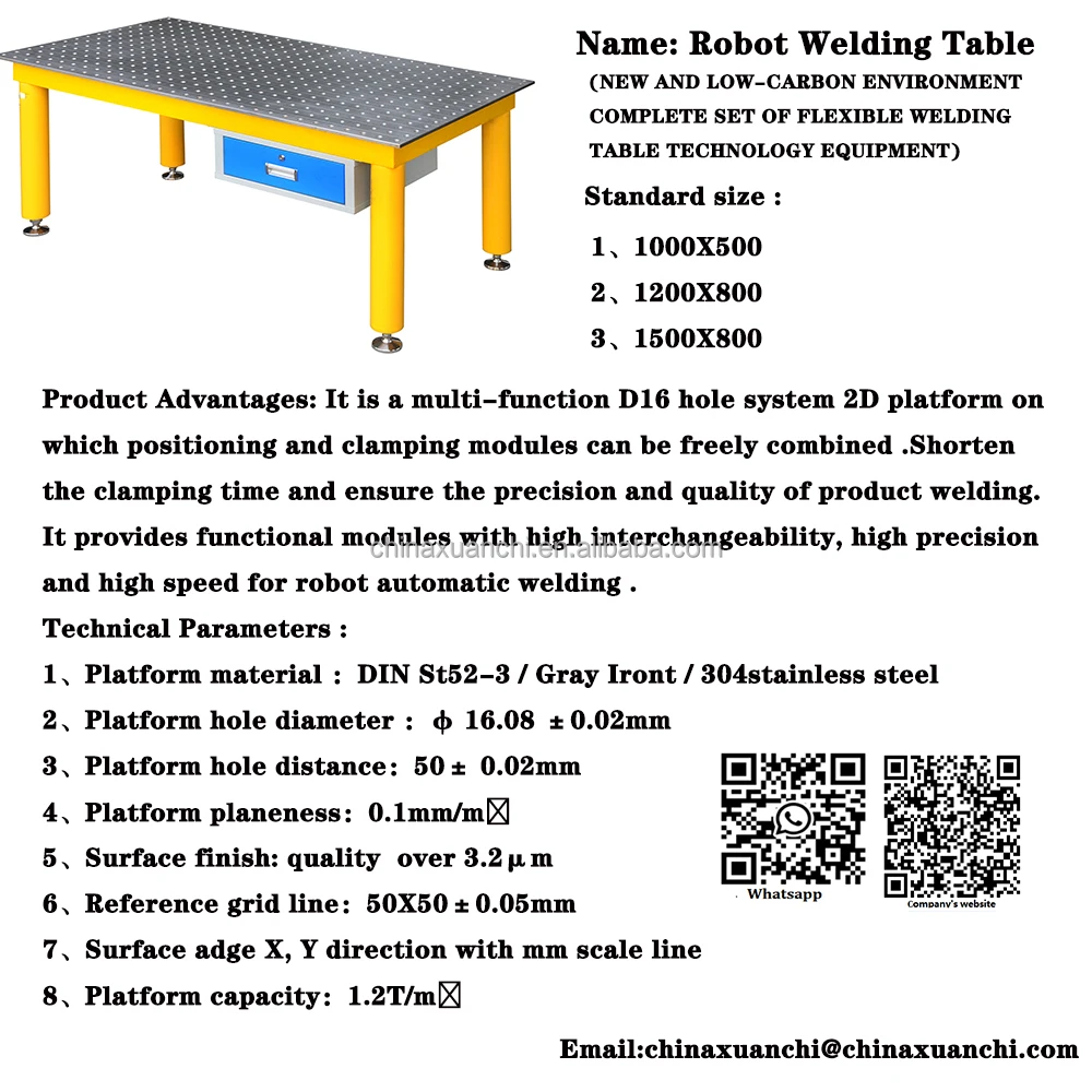 Modular Welding Table with Plasma Clamping Accessories