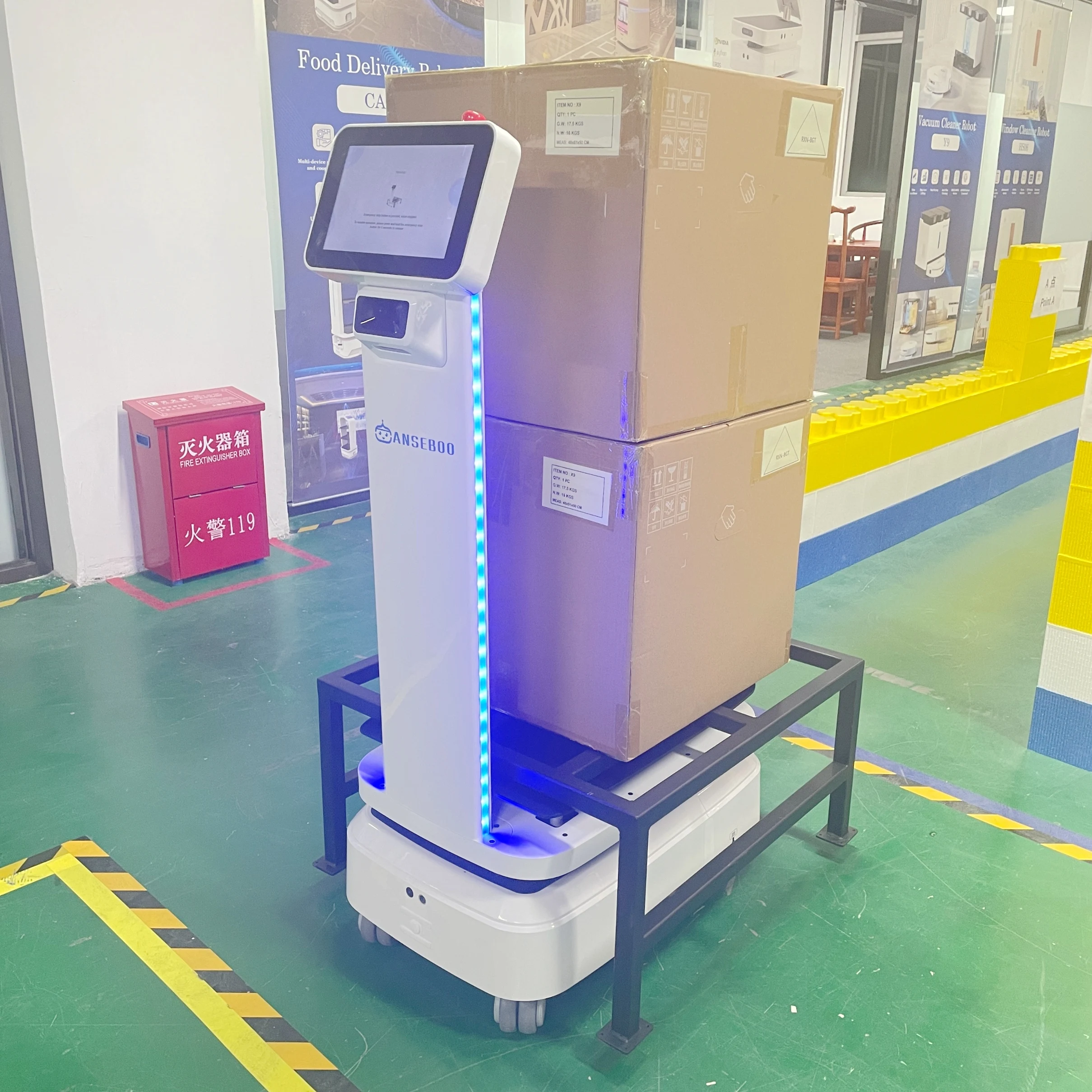 AGV Transport Factory Warehouse - 150KG Logistics Robots