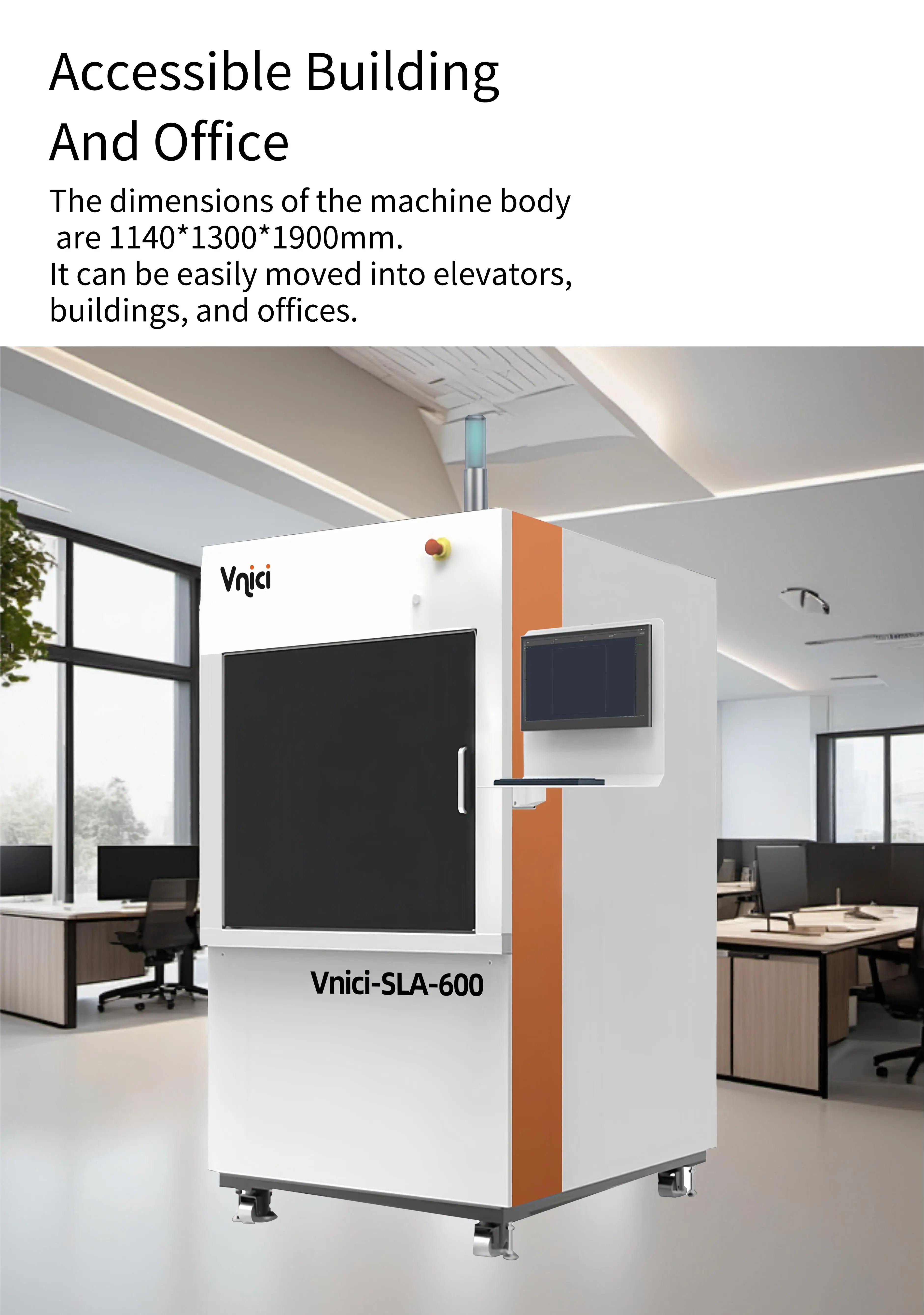 Fast Printing With Abs Like Material Industrial Type SLA 600 3d Printer ...