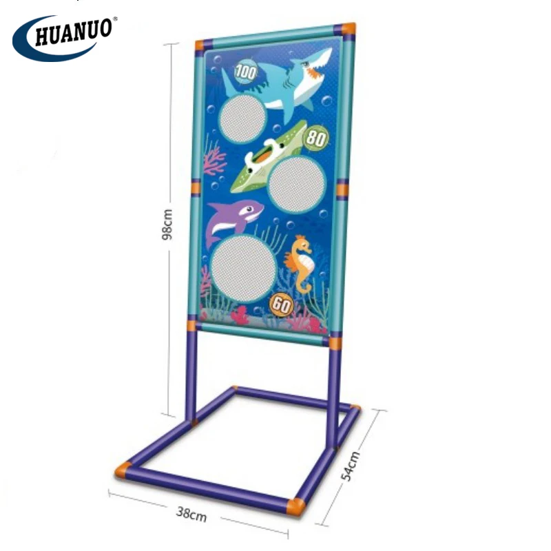 Shark Kids Activity Shooting Game Eva Foam Ball Air Popper Gun Toys ...