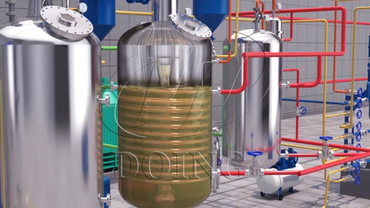 Vegetable Oil Deodorizer Equipment Vegetable Oil Refining Production ...