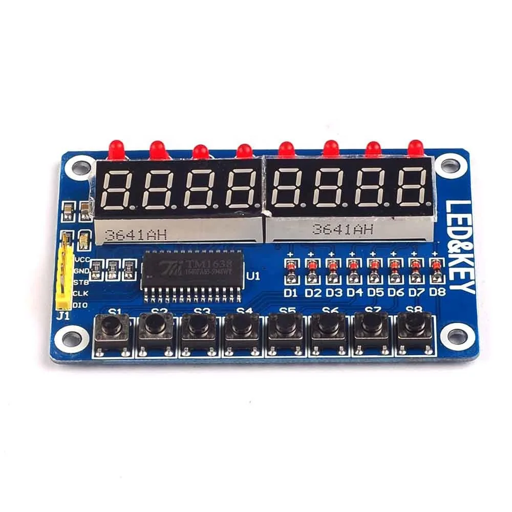 Tm1638 Button Nixie Tube Led Display Module 8-digit Nixie Tube Led ...