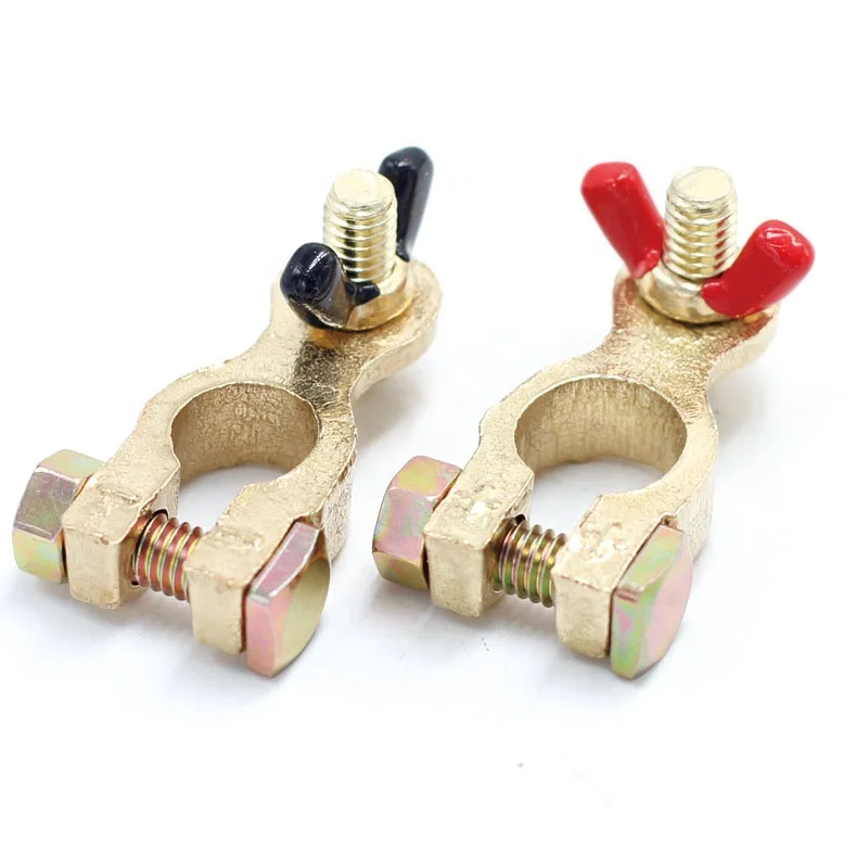 Universal Positive Negative Auto Cable Connector Clips Battery Terminal ...