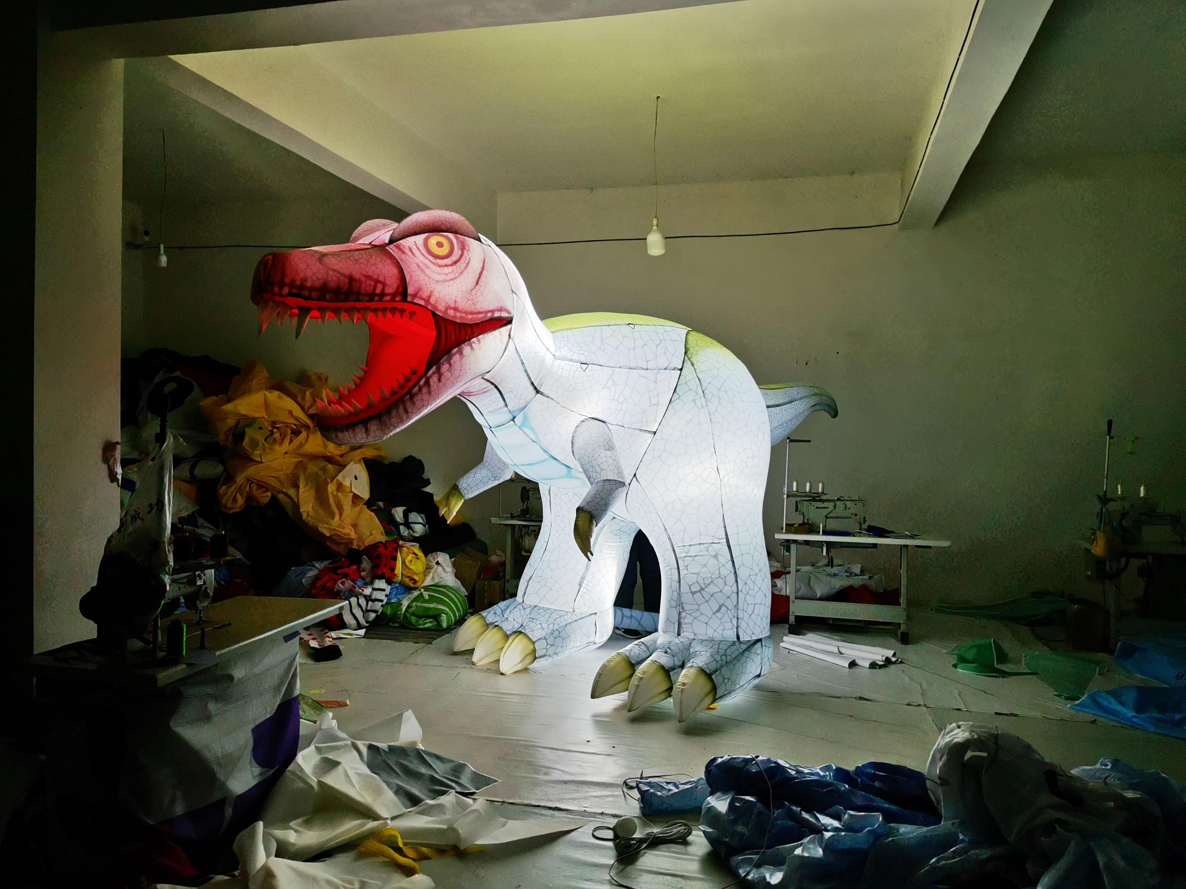 Customized Inflatable Triceratops Tyrannosaurus Rex Inflatable Luminous Dinosaur - Buy ...