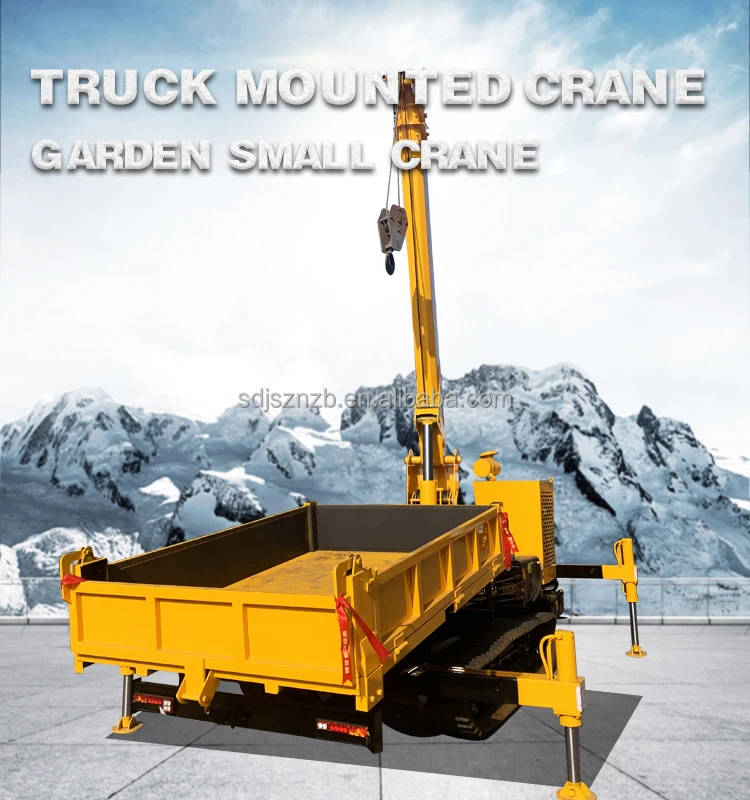 Fully Hydraulic Tracked Crane With Hydraulic Support Legs In Sand Dune ...