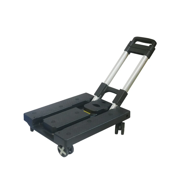 Portable Pp Base Plate Trolley Folding Storage Travel Luggage Trolley ...