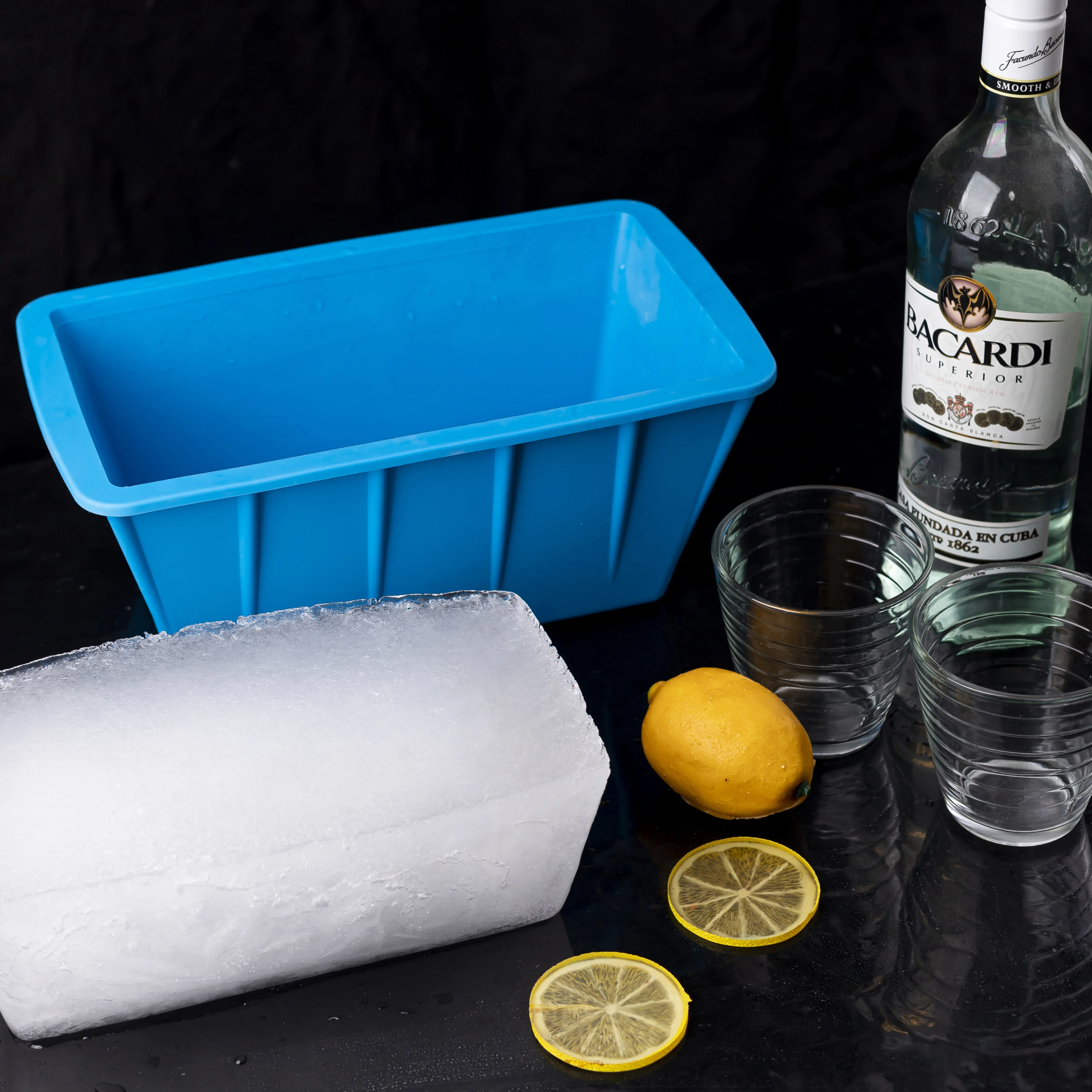 20 Lb Ice Block Mold - Durable Silicone Ice Cream Molds