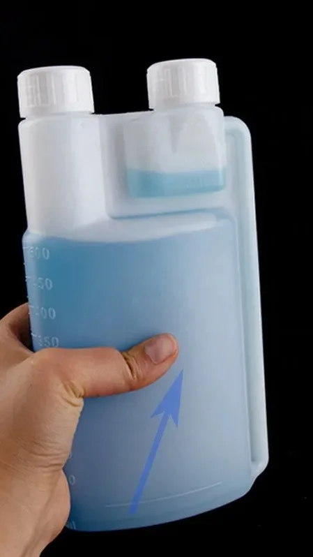 Laboratory 1l Plastic Liquid Measuring Fuel Additive Dispensing Bottle ...