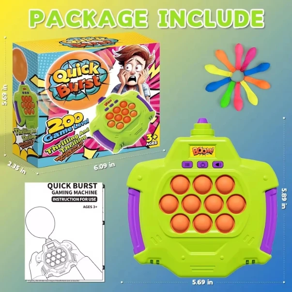 Hot Sell Handheld Puzzle Squeeze Poppet Challenges Fast Quick Push Pop ...